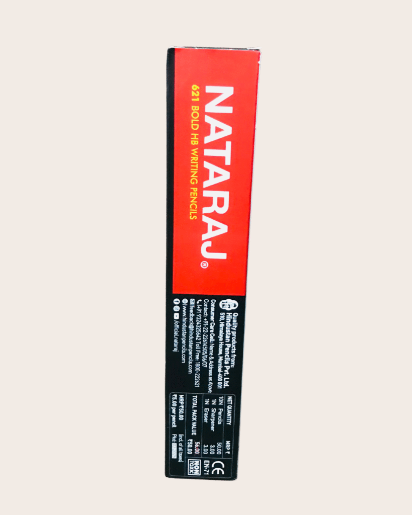 NATRAJ DARK BOLD PENCIL, PACK OF 1, 10 UNITS – Evermate