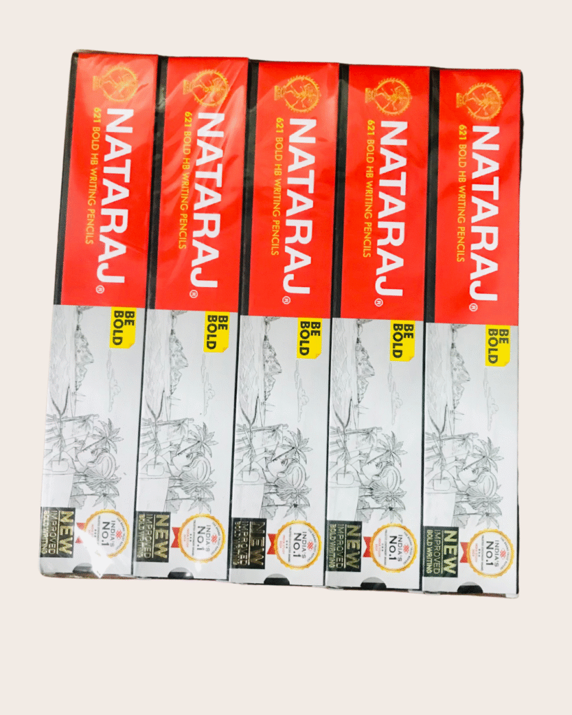 NATRAJ DARK BOLD PENCIL, PACK OF 5, 50 UNITS – Evermate